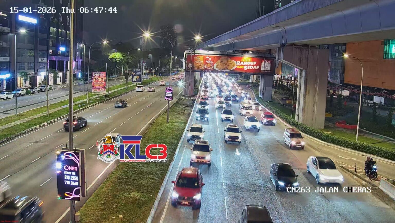 INFO TRAFIK 15/1/2026 6.54 AM – KLCCC