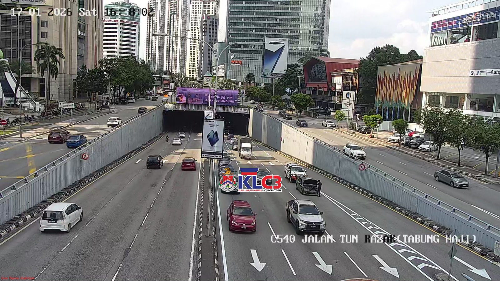 INFO KENDERAAN ROSAK 17.1.2026 4.40 PM – KLCCC