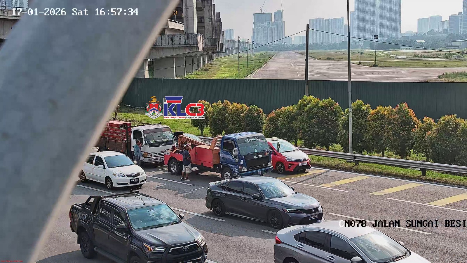 INFO KENDERAAN ROSAK. 17.1.2026 4.59 PM – KLCCC