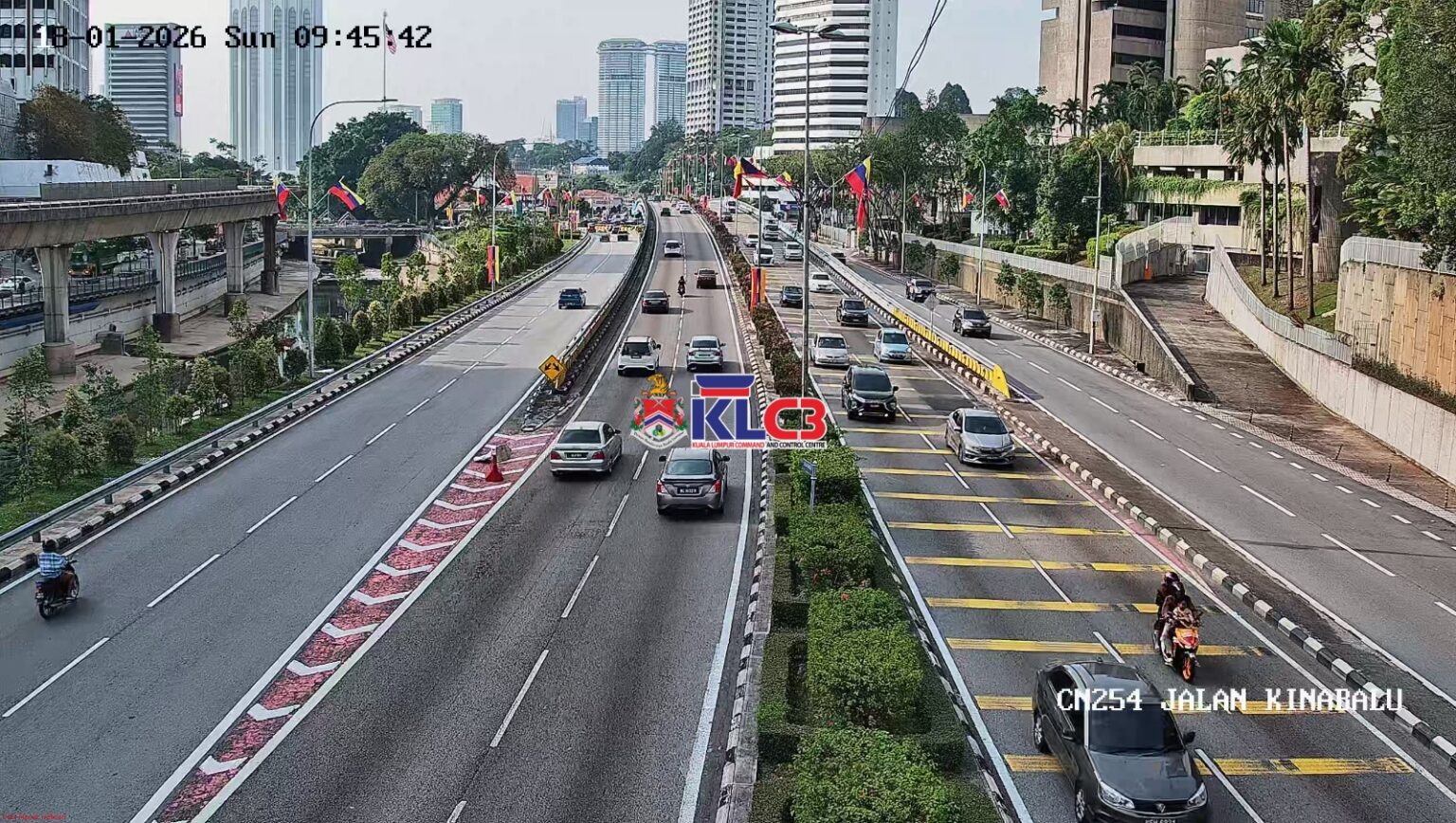 INFO TRAFIK: 18/01/2026 09.45AM – KLCCC