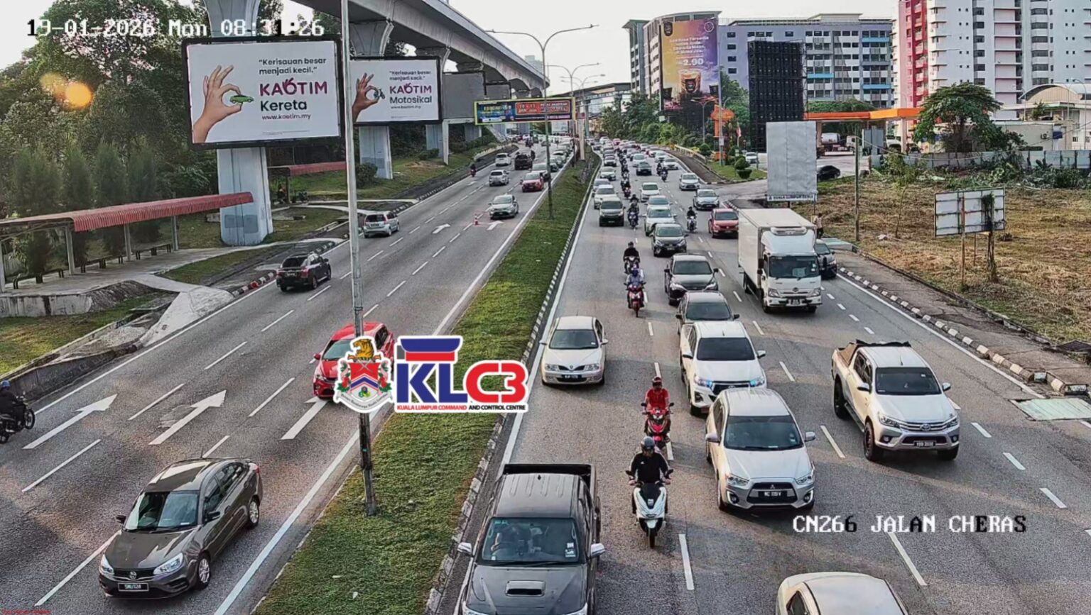 INFO TRAFIK 19.1.2026 8.39 AM – KLCCC