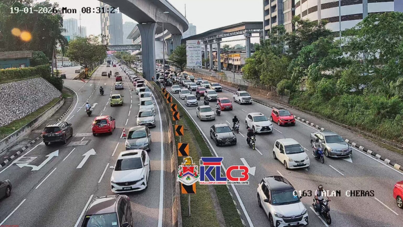 INFO TRAFIK 19.1.2026 8.39 AM – KLCCC