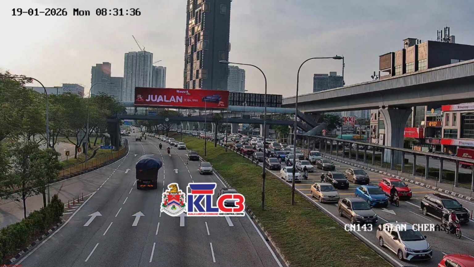 INFO TRAFIK 19.1.2026 8.39 AM – KLCCC