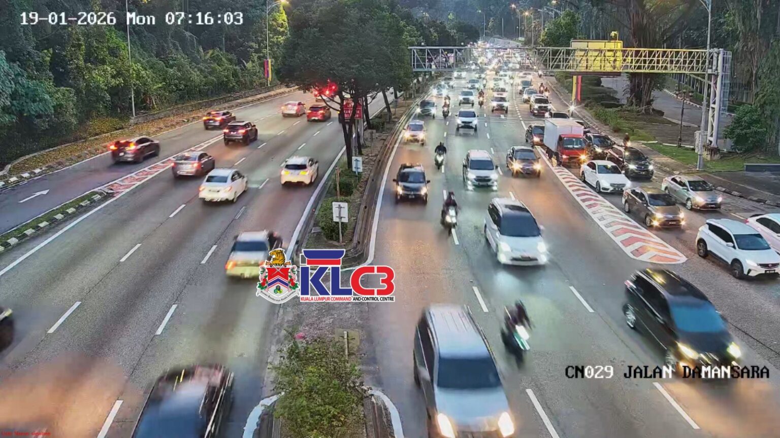 INFO TRAFIK 19.1.2026 7.20 AM – KLCCC