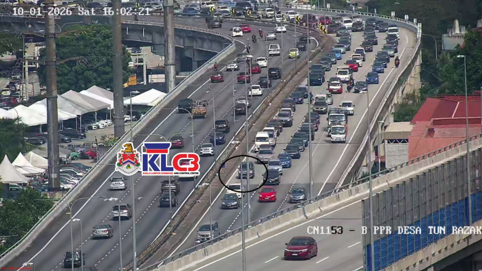 INFO KENDERAAN ROSAK 10/1/2026 MRR2 4.02 PM – KLCCC