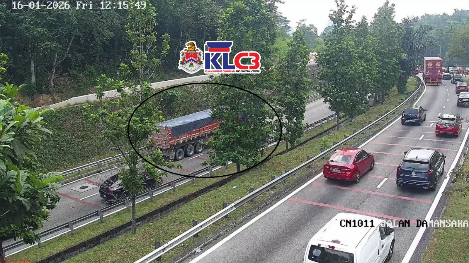 INFO KENDERAAN ROSAK 16/1/2026 12.15 PM – KLCCC