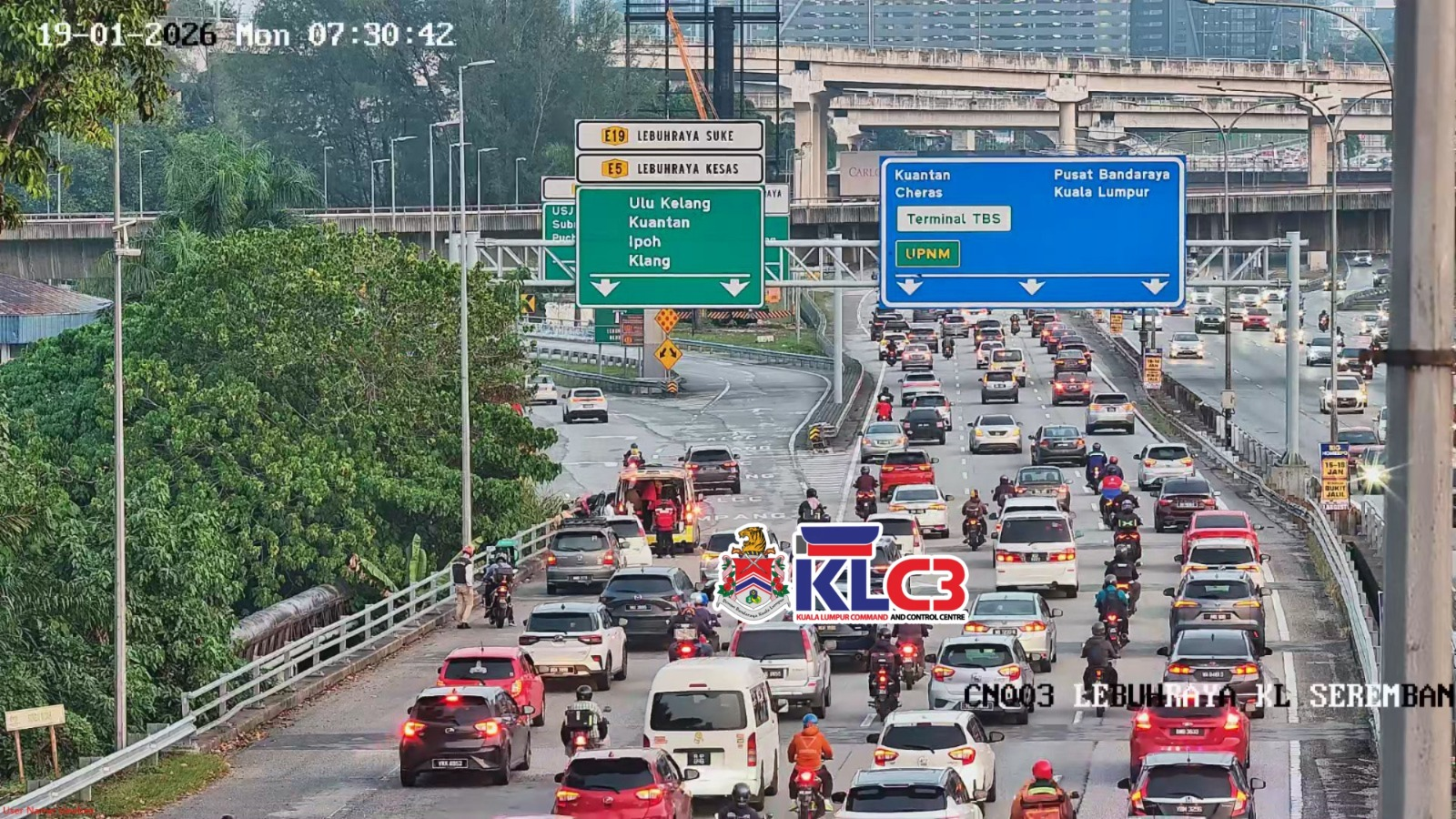 INFO KEMALANGAN 19.1.2026 7.30 AM – KLCCC